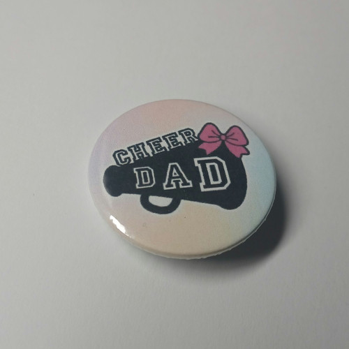 Cheer Dad badge | Cheerful Badges