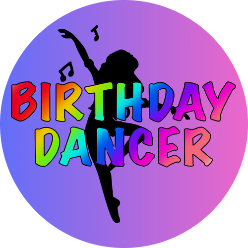 Birthday Dancer badge | Cheerful Badges