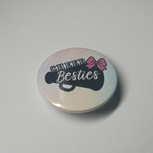Cheer besties badge | Cheerful Badges