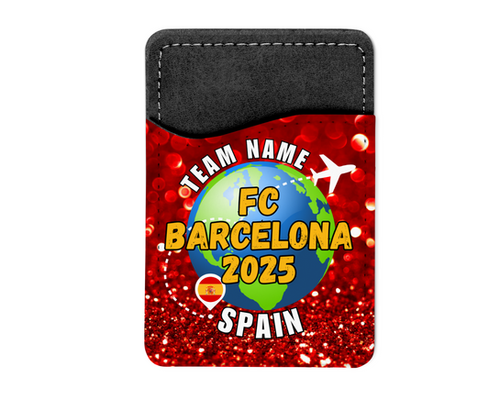 FC Barcelona 2025 phone wallet | Cheerful Badges
