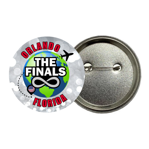 The Finals 2025 badge/keyring- globe | Cheerful Badges