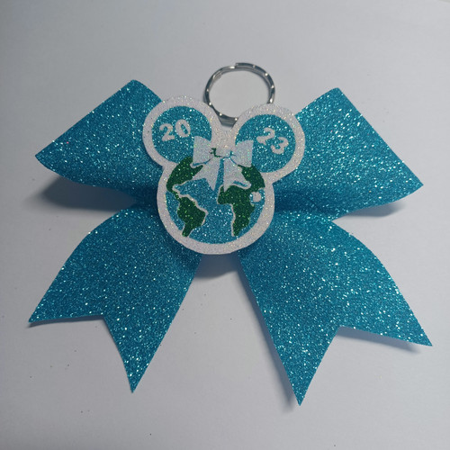 2026 Worlds/Allstar Worlds/Summit bow keyring | Cheerful Badges