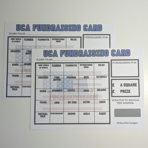 NCA Fundraising Cards | Cheerful Badges