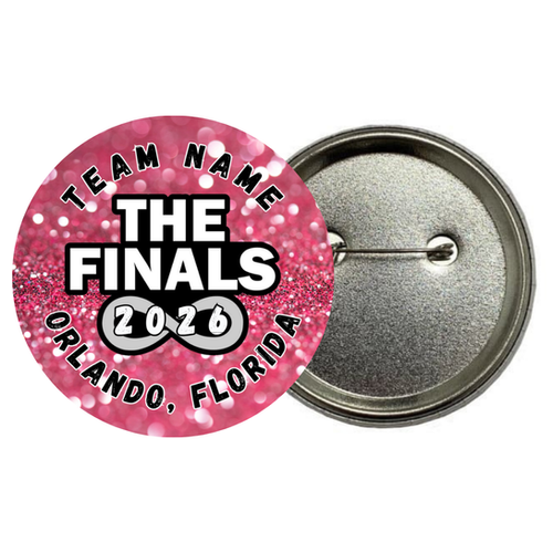 The Finals 2026 badge/keyring- pink | Cheerful Badges