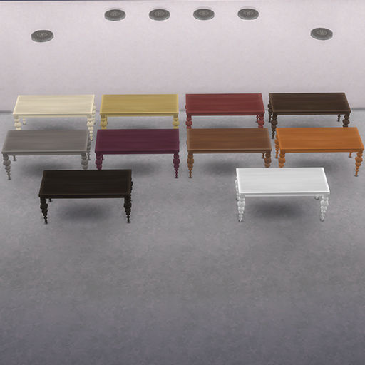 Classic Turned Leg Dining Table | OmegaKingStudios