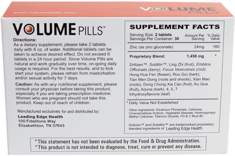 Enjoy Erections That Are Longer | Volume Pills