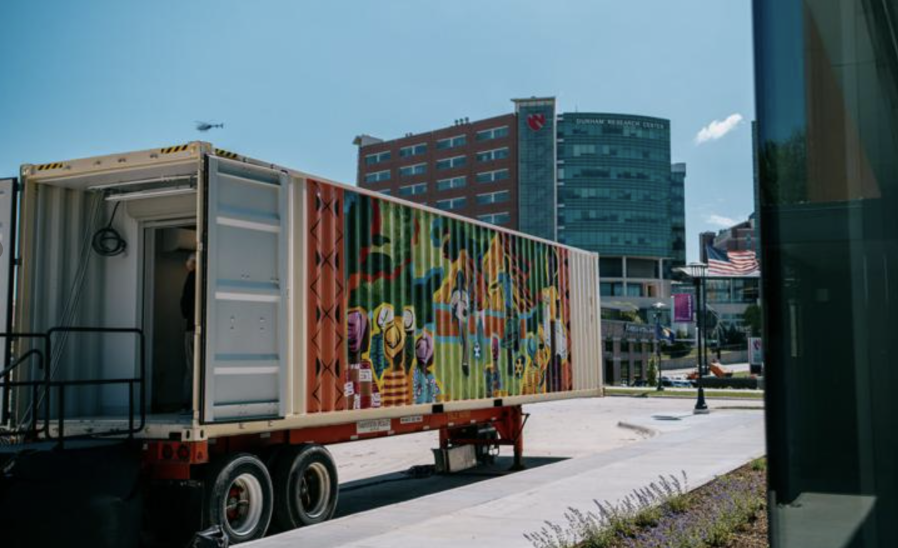Shipping container outfitted in Omaha will deliver state-of-the-art ...