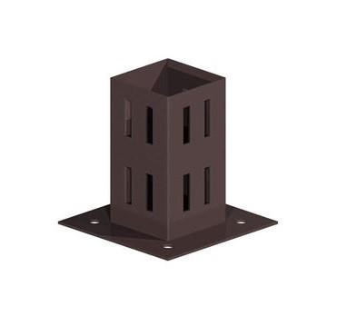 Birkdale Fencemate Hold Fast Bolt Down Post Support | Morton and Jones Ltd