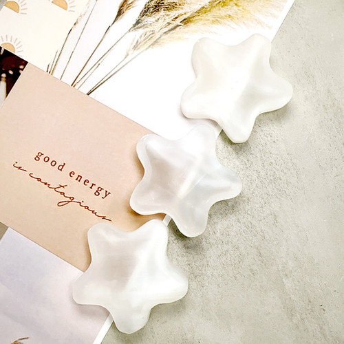 Star Selenite Dish Charger Wahfengshui