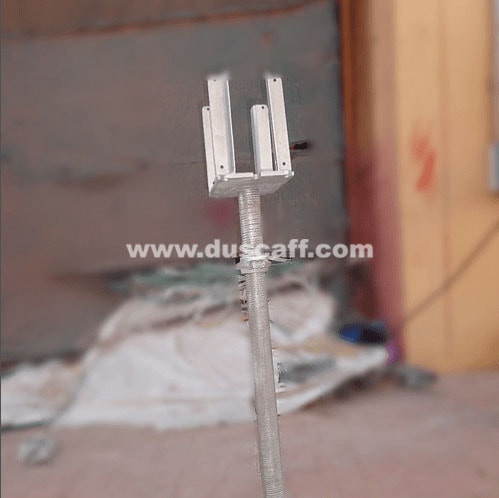 Adjustable Fork Head 4 Way, 760 mm, Galvanized | Duscaff