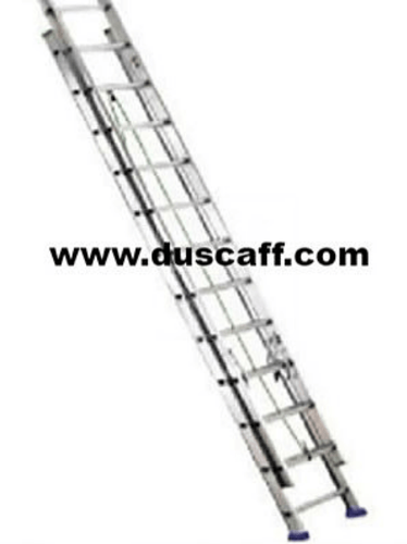 Double Section Straight Aluminium Ladder | 4.8 meters | 8 + 8 Steps ...