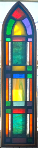 48" x 12" Goth Window | Ken Mosher Stained G