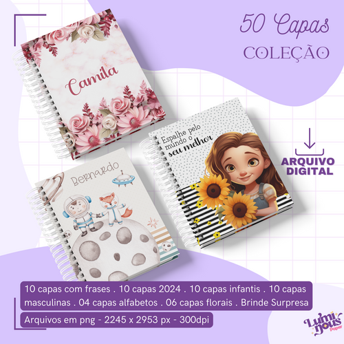 Arquivo Digital - Coleção 01 - 50 capas | Luminous Paper