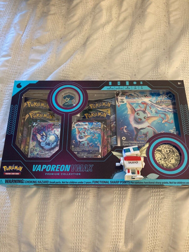 vaporeon vmax premium collection box | robotnotincluded