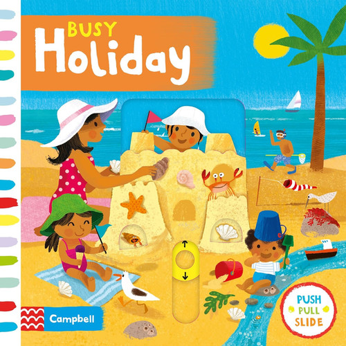 Busy Holiday: A Push, Pull, Slide Book | MelaninChildStories