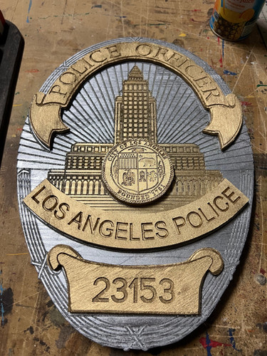 LAPD Badge (other multi layered badges) | DoubletsWoodEmporium