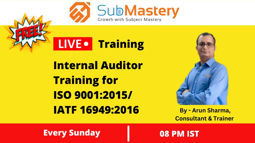 SubMastery | IATF 16949:2016