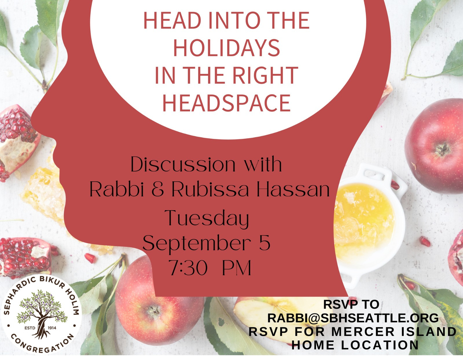 Eastside Learning - Discussion with Rabbi & Rubissa Hassan | SBH Seattle