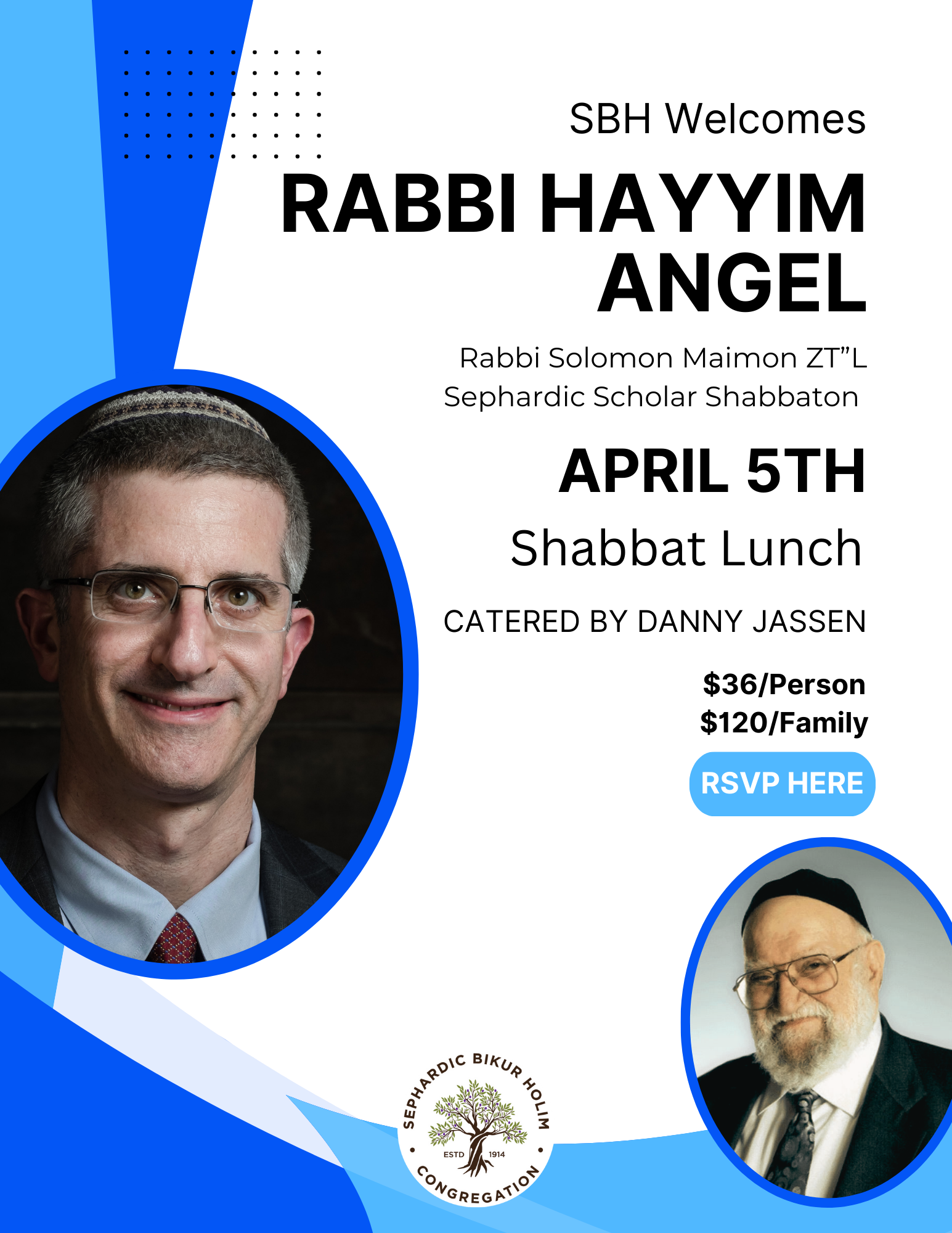 Rabbi Hayyim Angel Rabbi Solomon Maimon ZT”L Sephardic Scholar Shabbat ...