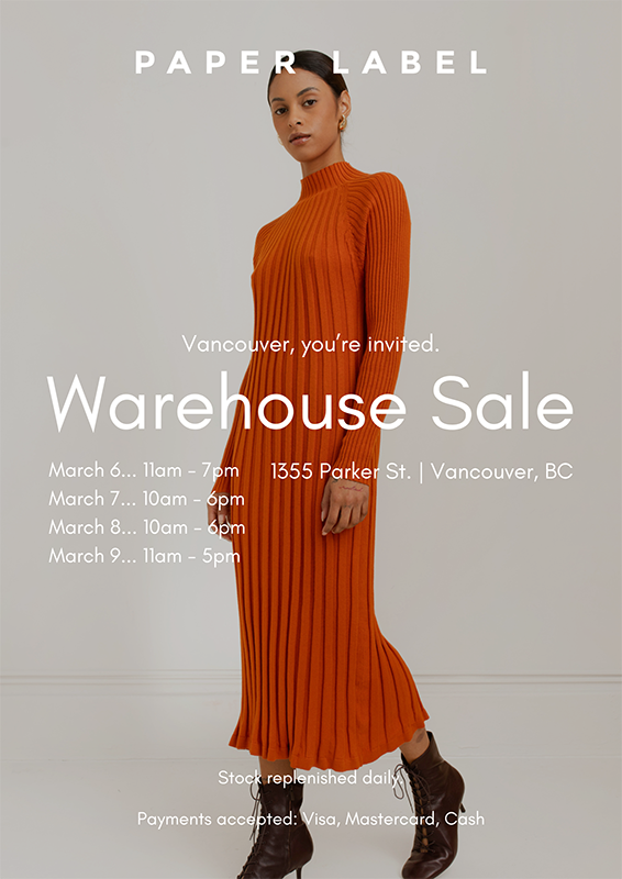 Vancouver Sample Sales | I Love Sample Sales