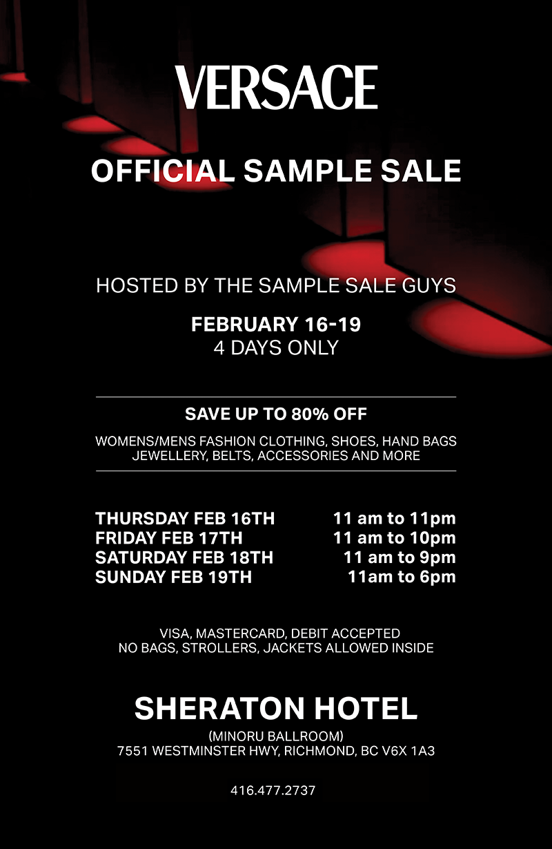 Vancouver Sample Sales | I Love Sample Sales