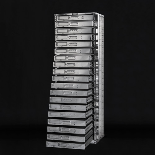 SET OF POLISHED ALUMINIUM AIRCRAFT DRAWERS | LJW Antiques