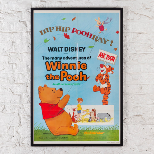 WALT DISNEY'S WINNIE THE POOH - ORIGINAL POSTER | LJW Antiques