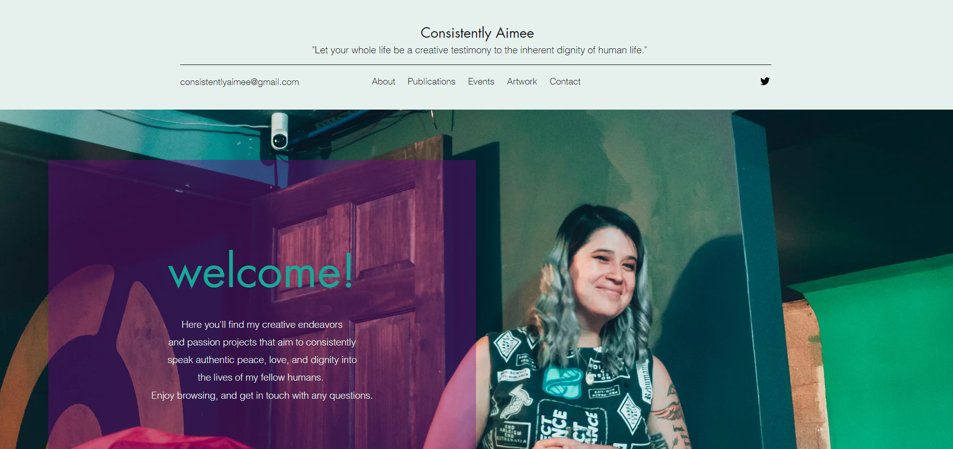 Bio | Consistently Aimee