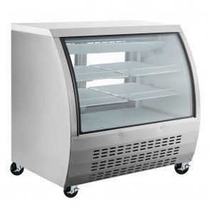 48" Refrigerated Deli Meat Display Case, Curved Glass | Restaurant ...