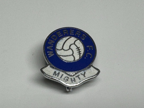 Mighty Wanderers F.C. Football Club Enamel Gomm Ball Badge ...