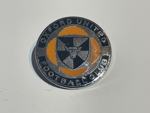 Vintage Oxford United Football Club Crest Enamel Badge | TheTreasureTrench