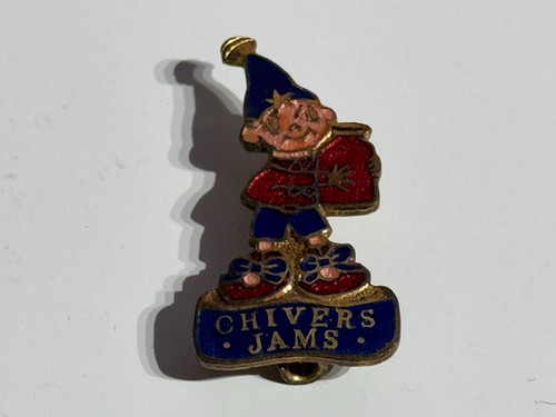 Vintage Chivers Jam Noddy Advertising Enamel Badge | TheTreasureTrench