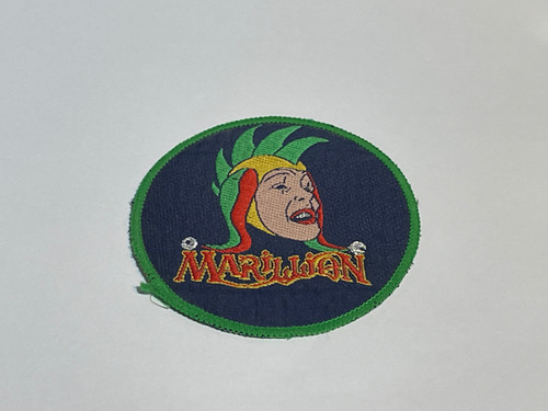 Unused Vintage Marillion Script For A Jester's Tear Sew on Patch ...