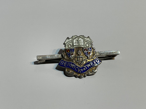 WW2 Era Silver & Enamel Berwick on Tweed Sweetheart Type Badge ...