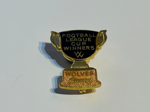 Vintage Wolves Football League Cup Winners Enamel Badge | TheTreasureTrench