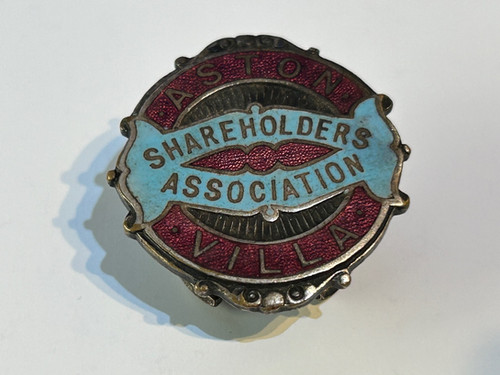 Very Rare Aston Villa Shareholders Association Enamel Badge by ...