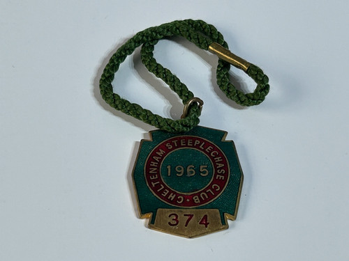 1965 Cheltenham Steeplechase Club Horse Racing Badge | TheTreasureTrench