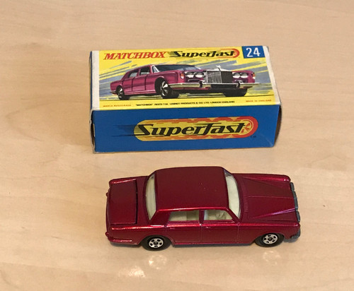 Vintage Boxed Matchbox Superfast No.24 Rolls Royce Silver Shadow ...
