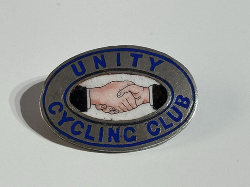 Rare Vintage Unity Cycling Club Enamel Badge | TheTreasureTrench