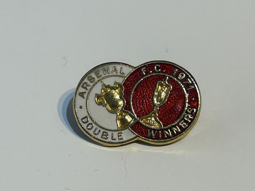 Arsenal F.C. 1971 Double Winners Enamel Badge by Coffer | TheTreasureTrench
