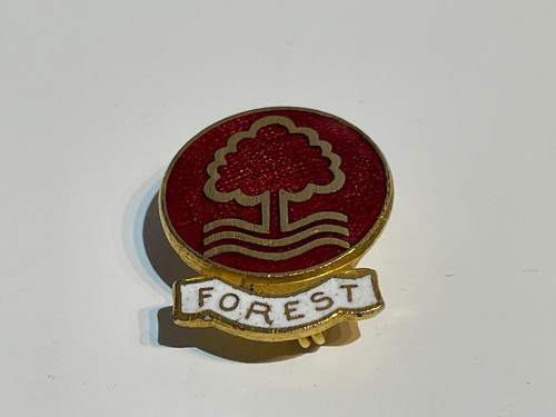Vintage Nottingham Forest Football Club Enamel Badge by Coffer ...
