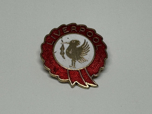 Vintage Liverpool Football Club Rosette Style Enamel Badge by Coffer ...