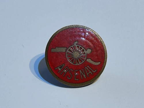 Small Vintage Arsenal Football Club Enamel Badge by Vaughtons ...