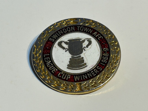 Swindon Town League Cup Winners 1968-9 Enamel Badge by Reeves ...