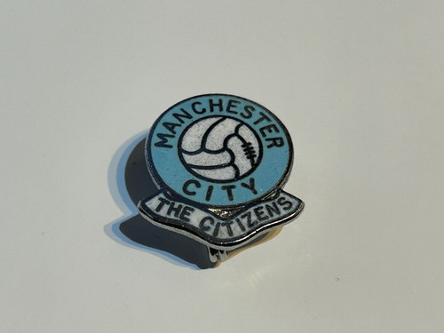 Vintage Manchester City (The Citizens) Football Club Enamel Ball Badge ...