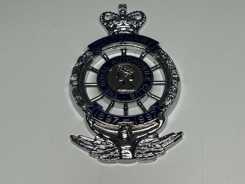 Boxed Unused RAC Centenary Enamel Car Badge | TheTreasureTrench