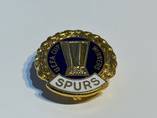 Vintage Spurs U.E.F.A Cup Winners Enamel Badge by Coffer ...