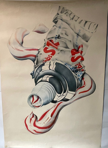 Original 1970 SR Toothpaste Pop Art Poster by Michael English ...