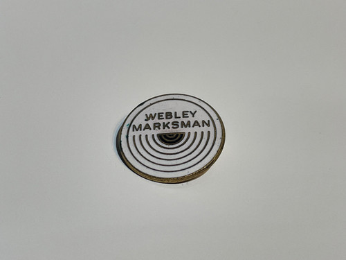 Vintage Webley Marksman Enamel Badge | TheTreasureTrench