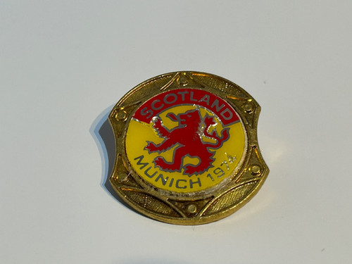 Munich 1974 World Cup Scotland Insert Badge | TheTreasureTrench